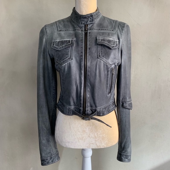 BLUR | Jackets & Coats | Blur Leather Moto Jacket | Poshmark